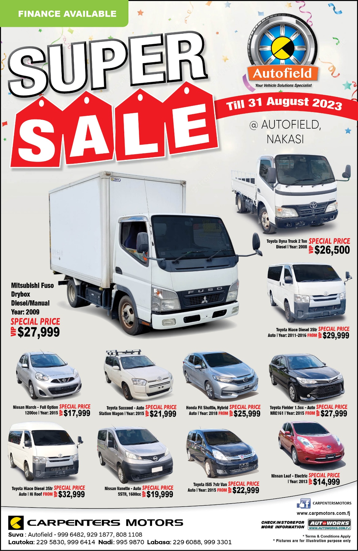 Stock – Auto Works Fiji